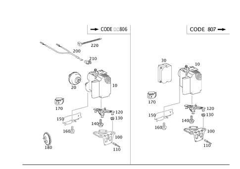 Hydraulic Unit for 2006 Mercedes-Benz E320 | SF Benz Parts