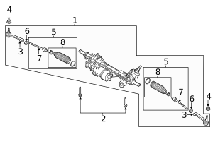 Gear - Rack And Pinion Steerin M1MZ3504A | TascaParts.com