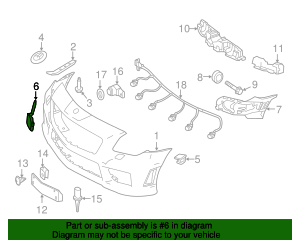 172-885-00-23-9799 - Tow Bracket Cover 2012-2016 Mercedes-Benz ...