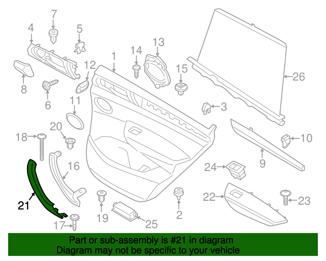 Genuine BMW 51-41-7-248-501 | Pull Handle | FREE Shipping on Most ...