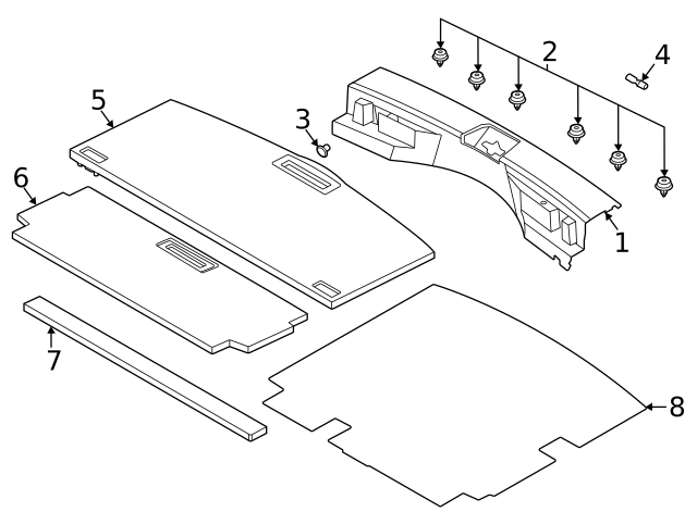 2021-2023 Nissan Rogue Upper Lid 849B9-6RR0A | TascaParts.com