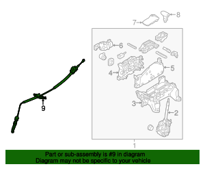 46790-F3400 - Automatic Transmission Shifter Cable 2019 Hyundai Elantra ...