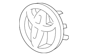 2010-2017 Toyota Grille Emblem (Front) 75310-47010 | Sparks Parts