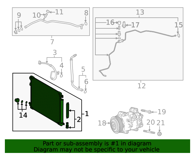 2018-2024 Toyota Condenser Assembly 884A0-06020 | toyolexparts