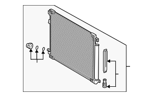 2018-2024 Toyota Condenser Assembly 884A0-06020 | Toyota Parts Express