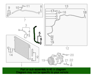 2018-2020 Toyota Camry Suction Hose 88704-06240 | Longo Toyota Parts