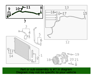 88707-06250 - Rear Suction Hose - 2018-2023 Toyota | OEM Genuine Toyota ...