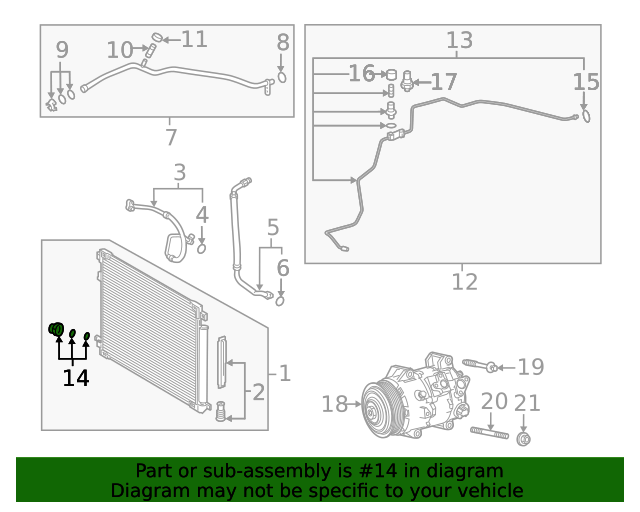 Genuine Toyota A/C Refrigerant Line Clamp 88718-1E150 | Frontier Toyota