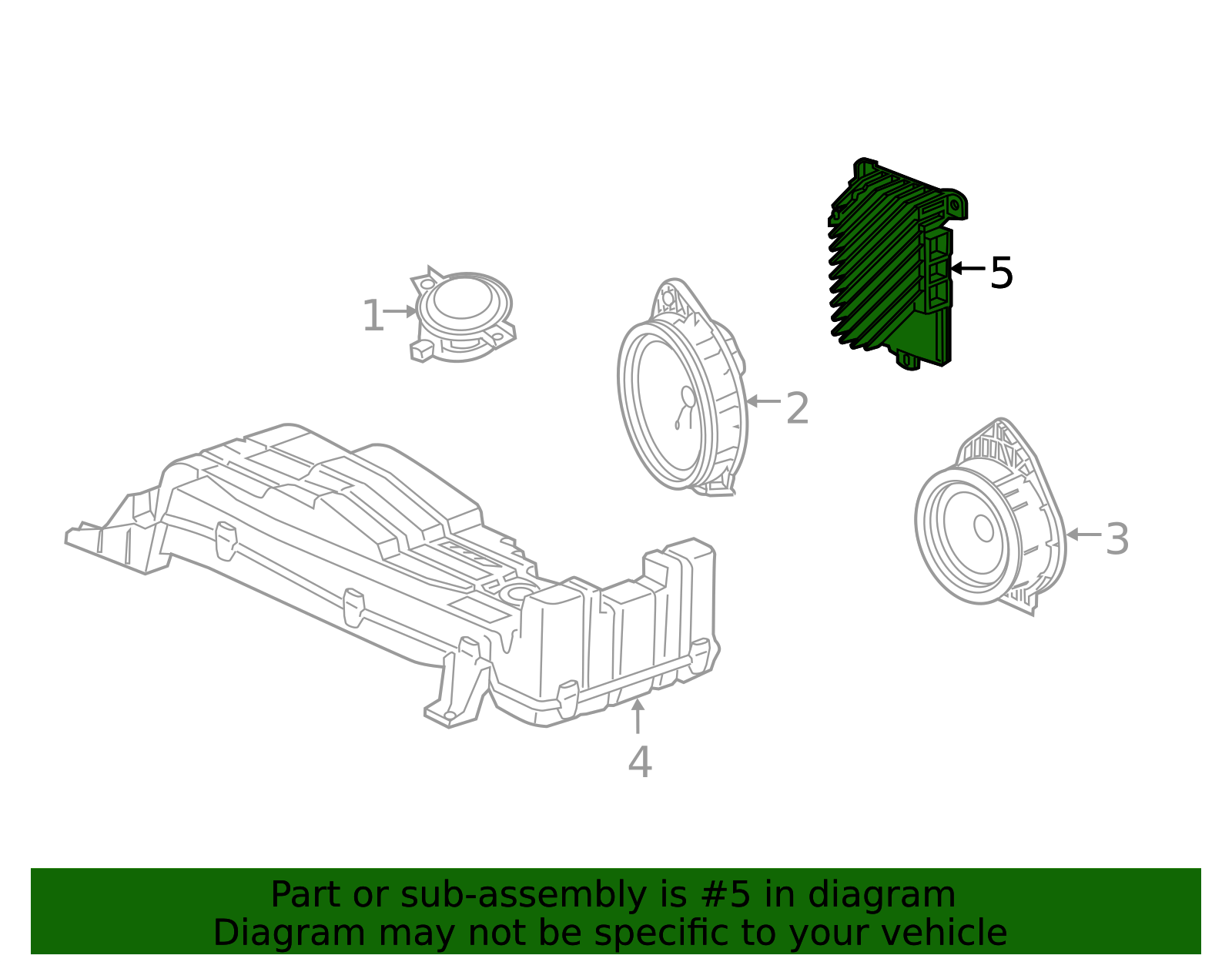 OEM GM Amplifier For 2022-2024 GM - Part No. 85717676 | Karl Kustoms ...