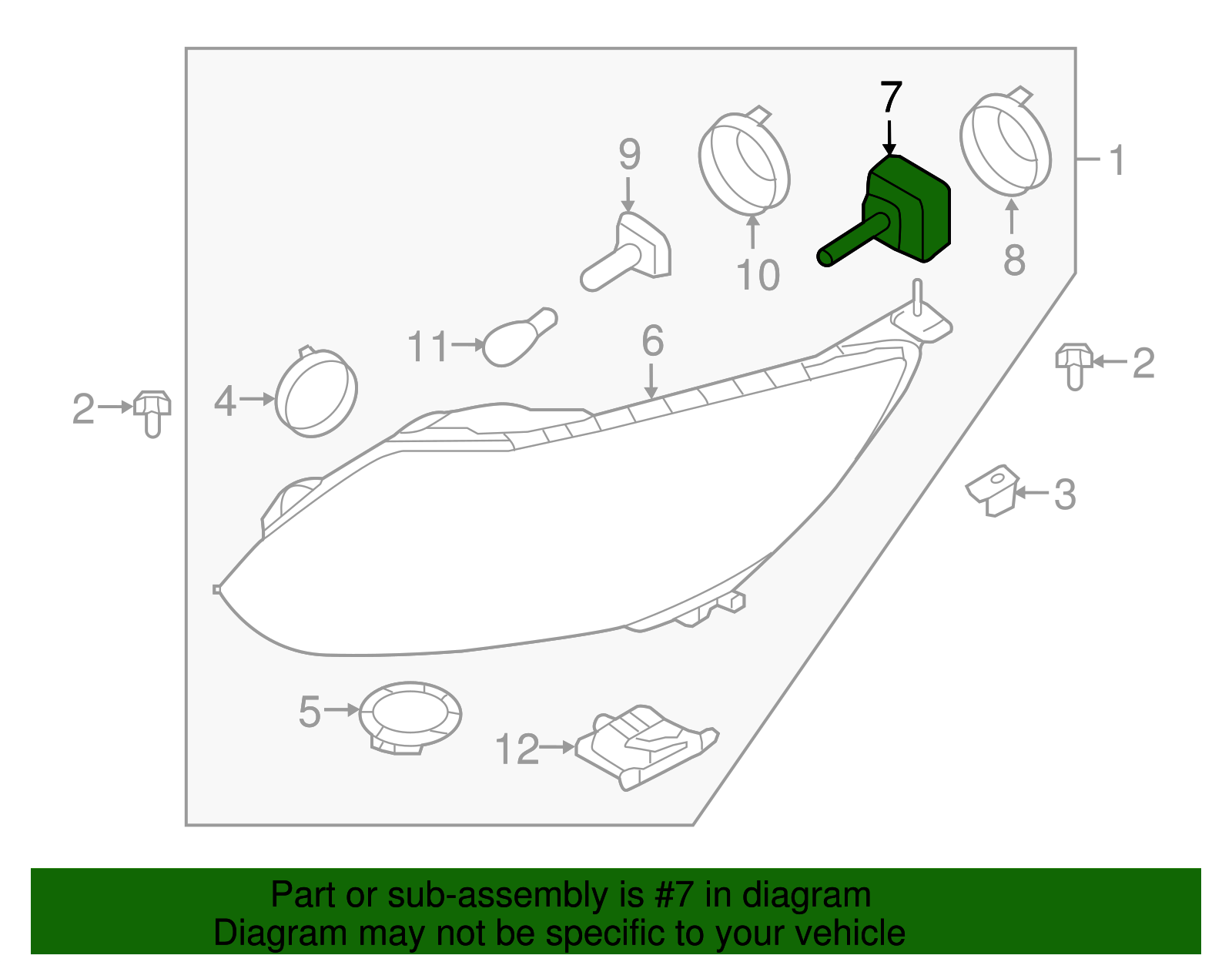 Genuine OEM Ford Part - Low Beam Bulb CM5Z-13N021-A | Genuine OEM Ford ...