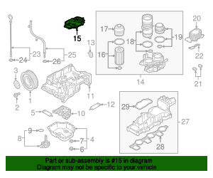 059-115-441-K - Oil Filter Housing Gasket 2009-2012 Volkswagen Touareg ...