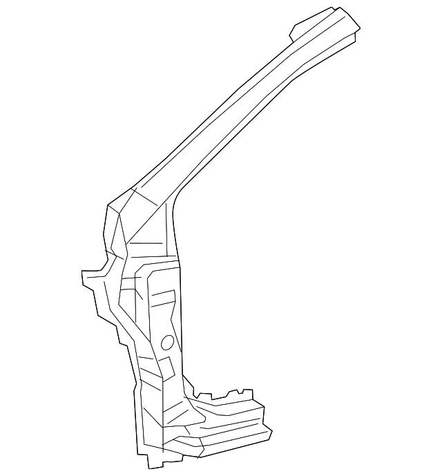 61132-02340 - Hinge Pillar - 2014-2019 Toyota Corolla | OEM Genuine ...