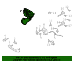 Porsche OEM Handle Base Part# 992-837-885-AY | OEM Vehicle Parts