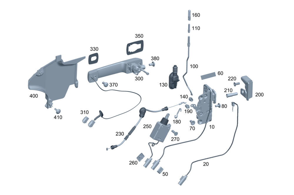465-760-07-00 - Parts Kit, Locking Set 2002-2025 Mercedes-Benz ...