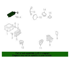 2011-2012 Ford Display Unit BE5Z10D885B | QuirkParts
