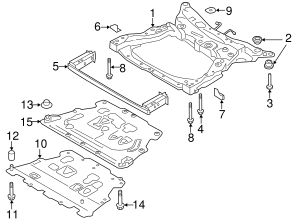 31387309 - Lower Impact Bar - 2017-2020 Volvo | Volvo OEM Parts Direct
