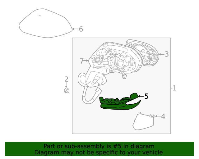 Toyota Cover Left, Front Left Outer Part# 8794b12f80 | Toyota Of ...
