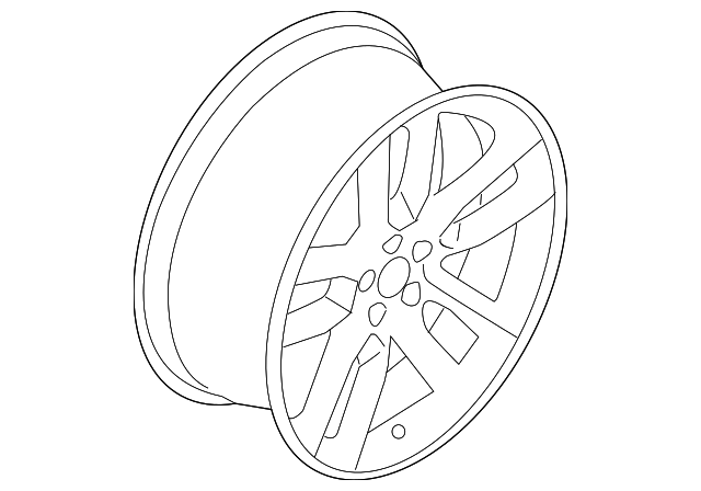 Genuine OEM Ford Part - Wheel, Alloy BT4Z-1007-D | Genuine OEM Ford ...