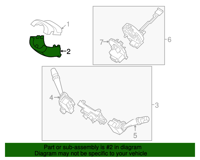 2007-2012 Hyundai Veracruz Lower Column Cover 84852-3J100-WK | OEM ...