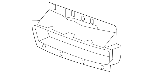 2015-2019 GMC Front Bumper Filler 23178915 GM | GMPartsDirect.com