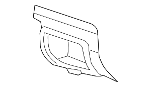 2015-2019 GMC Front Driver Side Tow Hook Opening Cover 23178916 GM ...