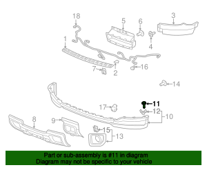 2014-2024 GM M6x1x23 Multi-Purpose Bolt 11519376 GM | GMPartsDirect.com