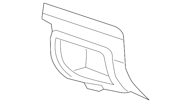 2015-2019 GMC Passenger Side Front Tow Hook Opening Cover 23178917 GM ...