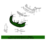 2006-2008 Mazda 6 Bumper Cover GPYA-50-031A-BB | TascaParts.com