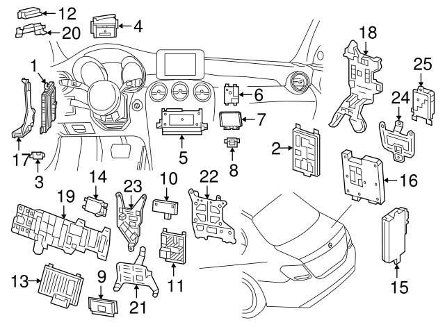 2017-2018 Mercedes-Benz Control Module 213-900-29-17 | MB OEM Parts