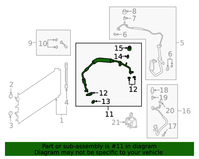 2020-2024 Ford AC Line LX6Z-19D742-F | AutoNationParts.com
