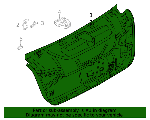 2022-2024 Audi Trunk Lid Trim 8Y5-867-975-B-CA9 | Audi USA Parts
