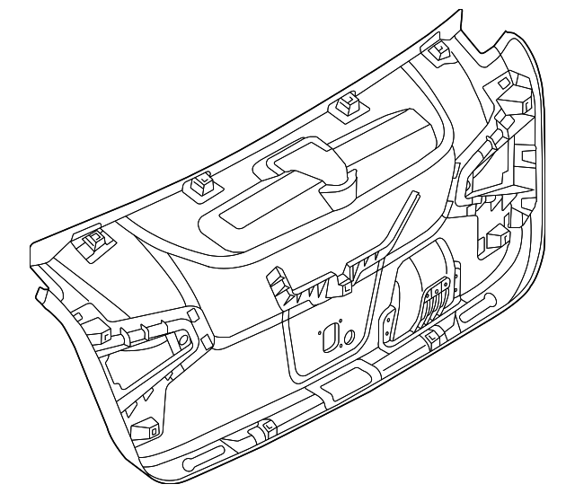 2022-2024 Audi Trunk Lid Trim 8Y5-867-975-B-CA9 | Audi USA Parts