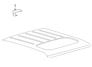2004-2008 Ford Rear Molding 4L3Z-1651729-AA | OEM Parts Online
