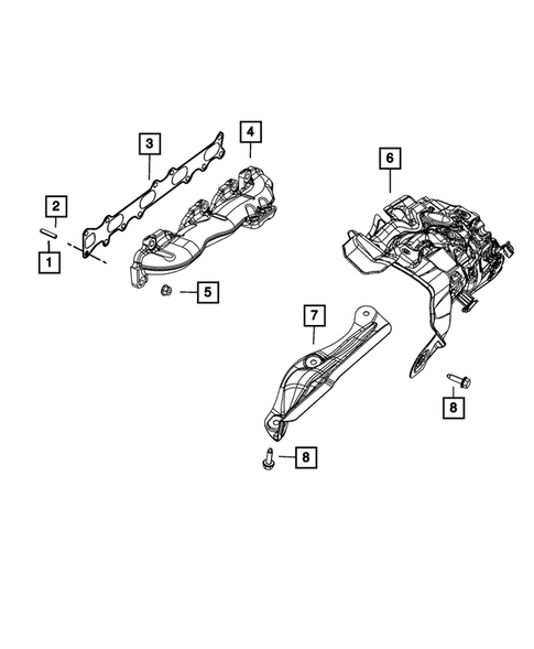 Manifolds and Vacuum Fittings for 2016 Dodge Journey | Mopar Estores
