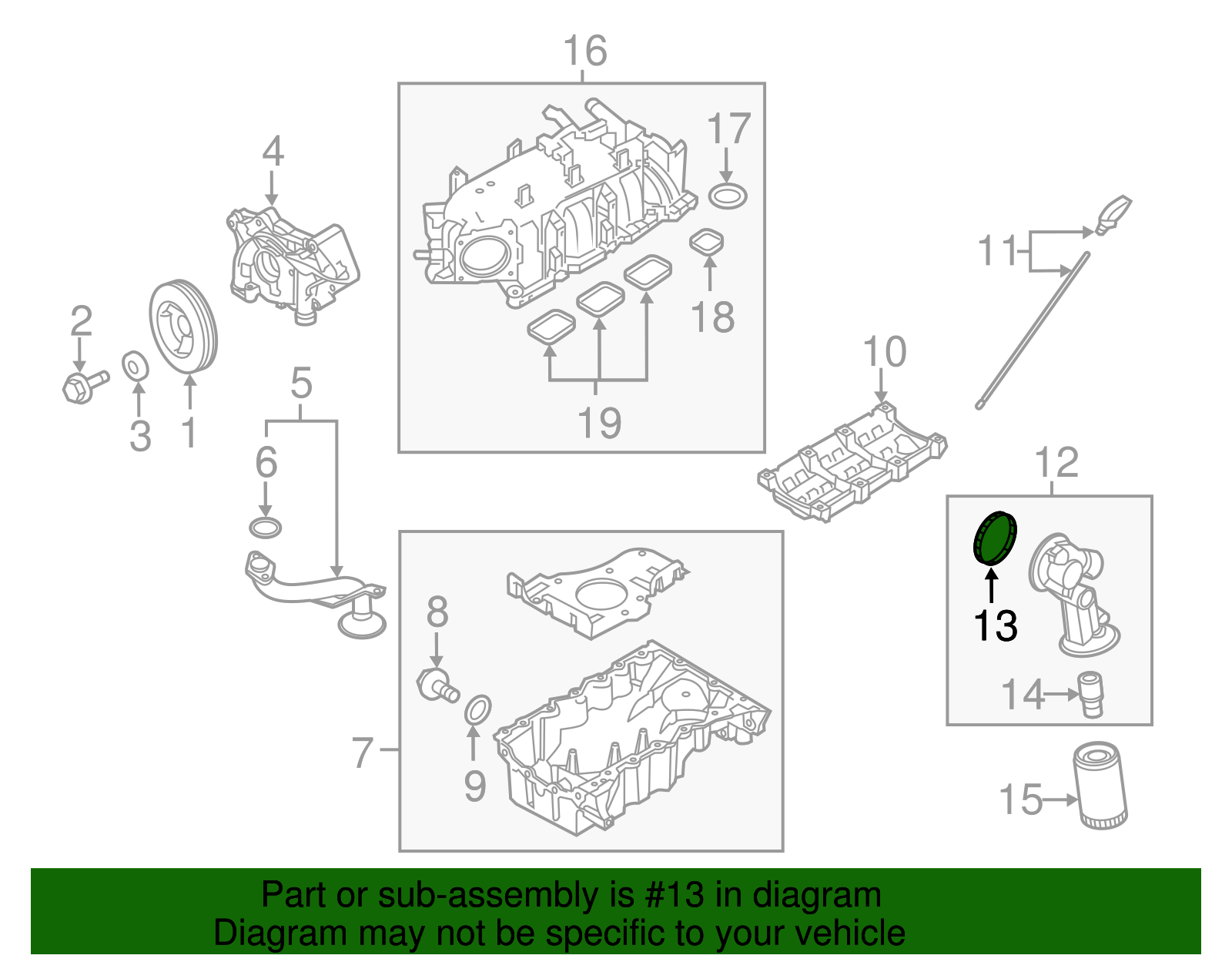 Genuine OEM Ford Part - Adapter Gasket AT4Z-6840-A | Genuine OEM Ford ...