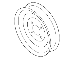 07D-121-031-D - Pump Pulley 2005-2016 Audi A8 Quattro | Audi OEM Parts