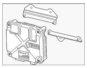 Accessory AC and DC Power Control Module with Bracket 86588245 GM ...
