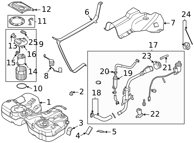 31120-L3600 - Fuel Pump Assembly 2021-2023 Kia K5 | Kia.Parts Store