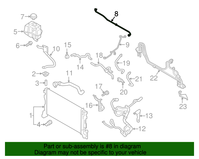32252211 - Overflow Hose - 2016-2021 Volvo | Volvo OEM Parts Direct