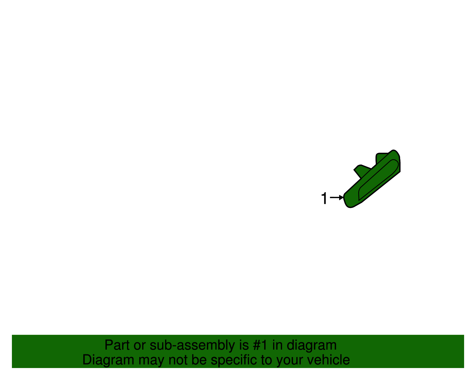 2015-2020 Mitsubishi Molding 7405A646 | Retail Performance Auto Parts