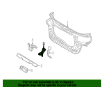 2005-2009 Audi Radiator Support Bracket 8E0-805-363 | Audi USA Parts