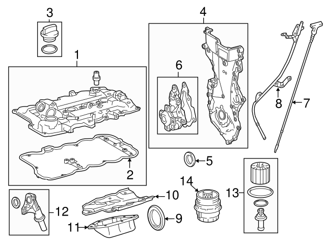 2012-2015 Scion iQ Valve Cover Gasket 11213-47020 | Toyota Parts Center