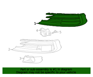 4N0-807-680-A-3FZ - Outer Grille 2019-2021 Audi A8 Quattro | Audi OEM Parts