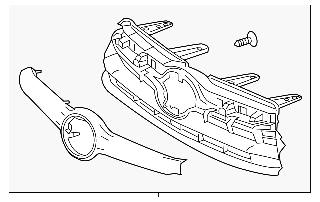 53101-0E170 - Grille Assembly - 2014-2016 Toyota Highlander | OEM ...