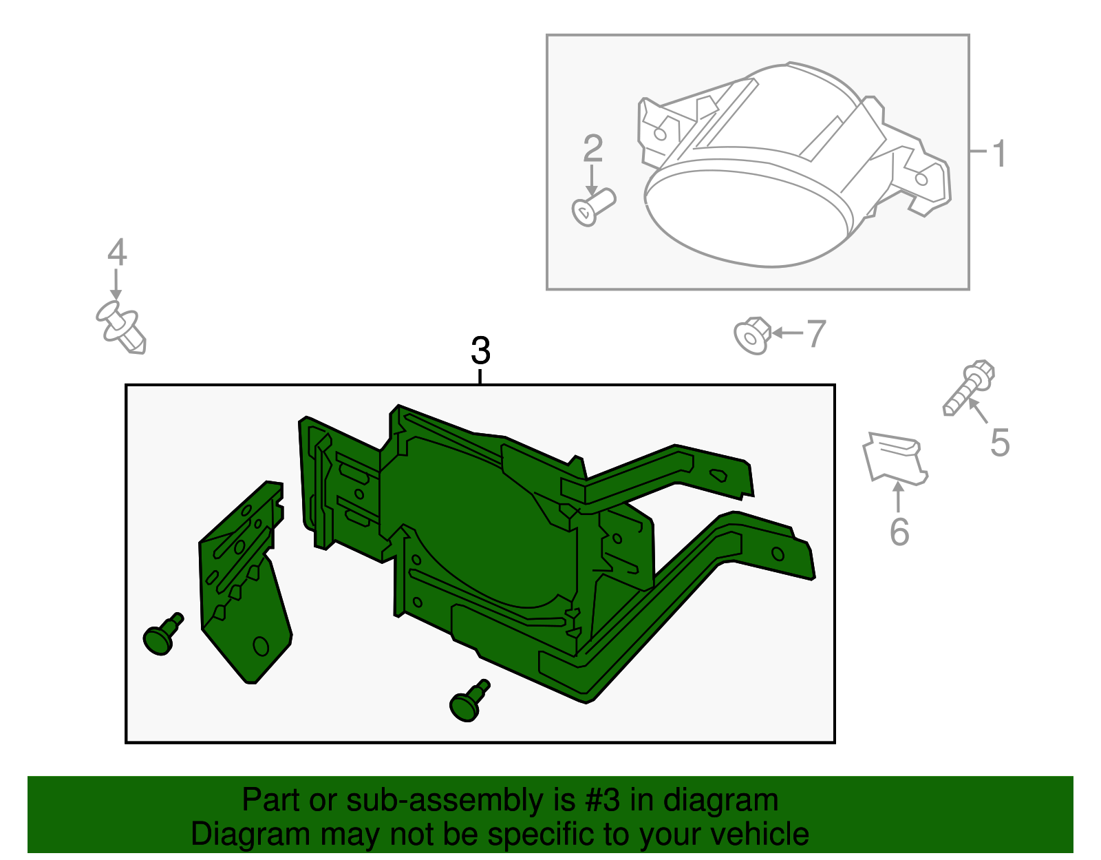 2013-2015 Nissan Sentra Mount Bracket 26915-3RA0A | Nissan Parts OEM