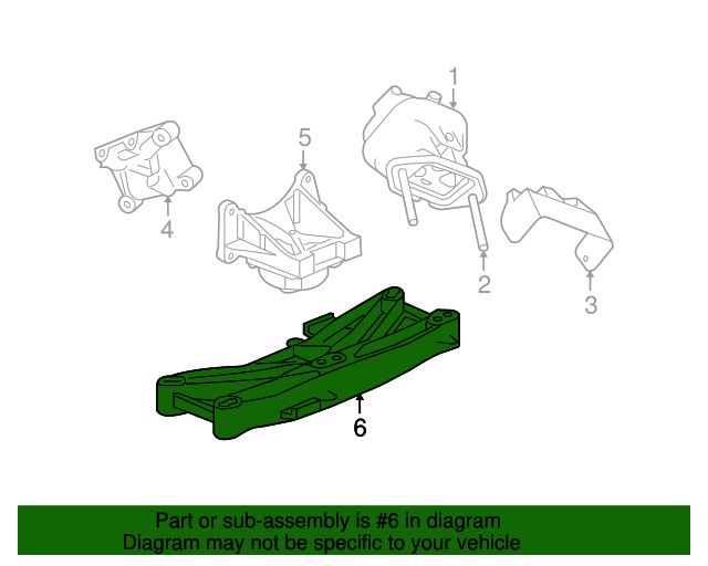 2005-2019 Mopar Trans Cross-Member 4578055AE | TascaParts.com