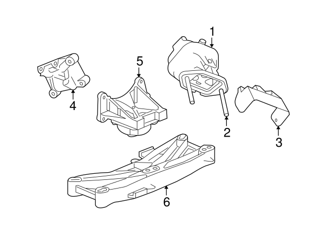 2005-2019 Mopar Trans Cross-Member 4578055AE | TascaParts.com