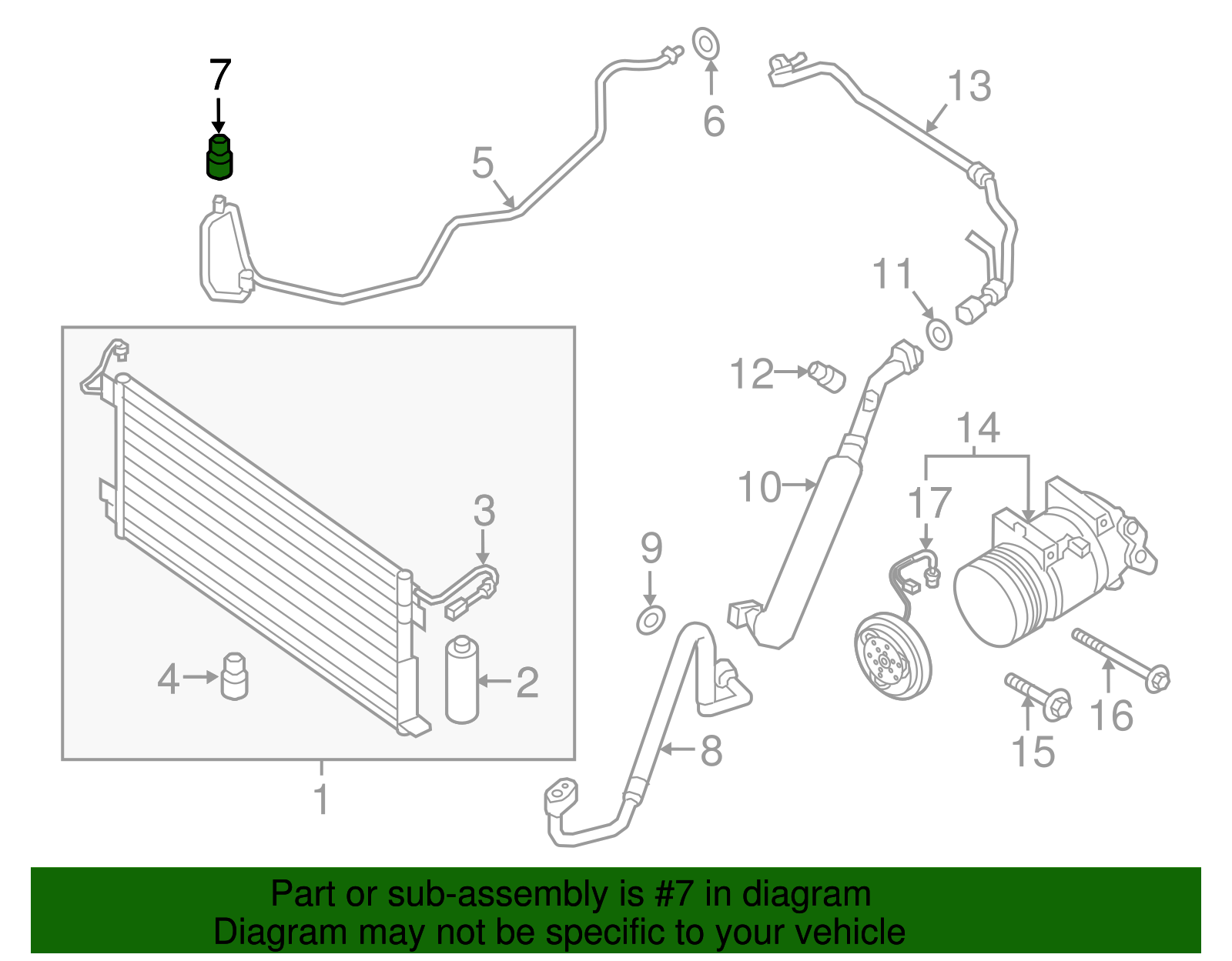2016-2024 Nissan Schrader Valve Core 92499-EZ50A | My Nissan Part