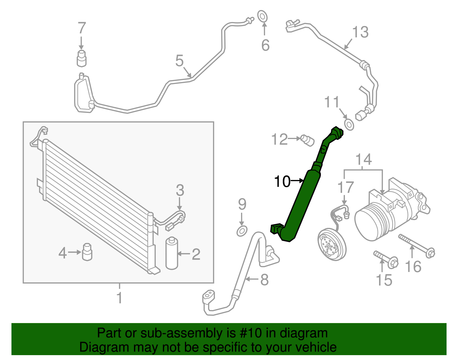 Hose-Flexible, Low 92480-9FV0E | Temecula Nissan Parts