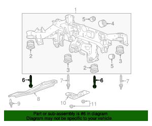 2015-2024 GM Cradle Bolt 11547921 GM | GMPartsDirect.com